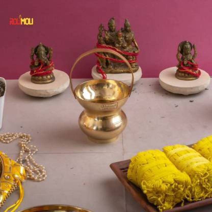 Flipkart.com | COPPER KITCHEN Brass Kamandal for Gangajal Storage Brass ...