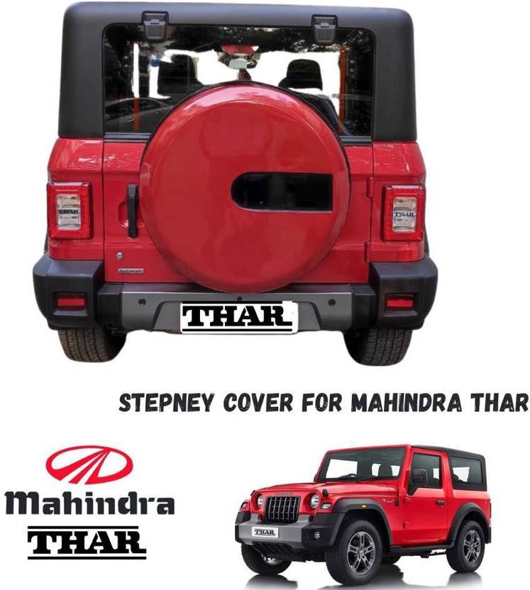 cardashion Stepney Cover Wheel Cover For MAHINDRA Thar Price in India ...