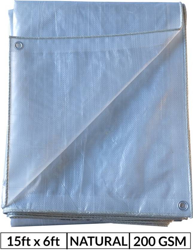 AgriRich 15ft x 6ft Tarpaulin Sheet Waterproof Tirpal Tadpatri Heavy ...
