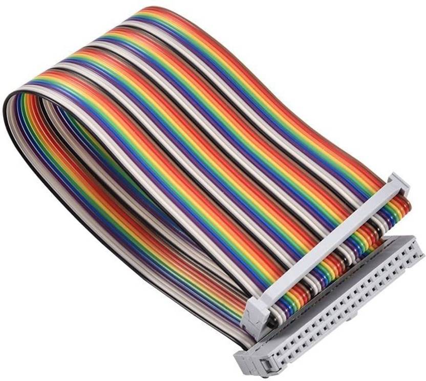 TRUSTECH 40 Pin Female to Female GPIO Adapter Cable Flexible Ribbon ...