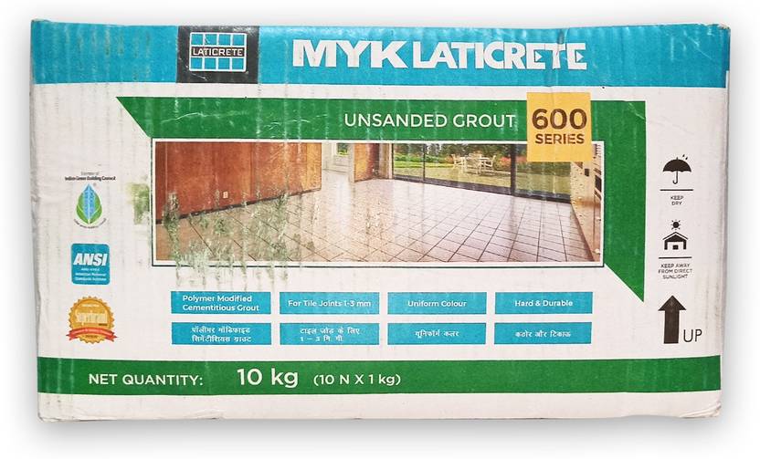 MYK LATICRETE Unsanded Grout 600 Series 1 kg (Mocha) Polymer based ...