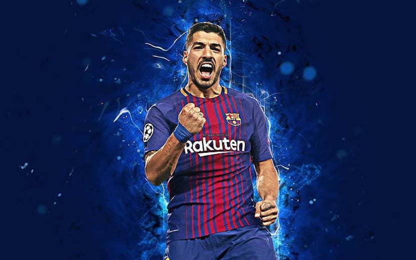 Soccer Luis Suarez Fc Barcelona Luis Suarez Barcelona FC Matte Finish ...