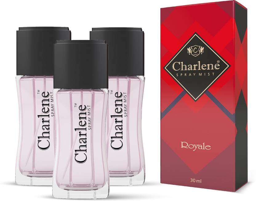 Buy Charlene Unisex Royale Spray Mist Perfume (30ml, Pack of 3) Perfume - 30 ml Online In India ...