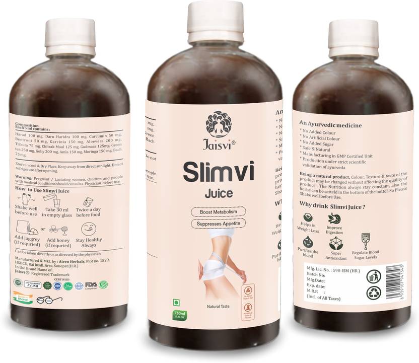 unitecare Slimvi Juice Weight Loss Women Men Energy Drink Powder ...