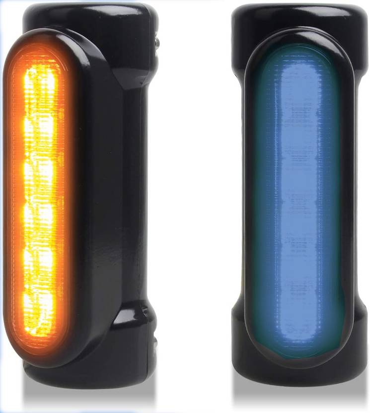 TRP Traders Leg Guard LED DRL Turn Signal Indicator Hazard Lights Crash ...