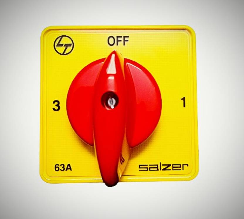 Salzer 63A 61060 1 Pole 3 Way Rotary Switch ( L&T ), Cat no ... Salzer 63A 61060 1 Pole 3 Way Rotary Switch ( L&T ), Cat no ...