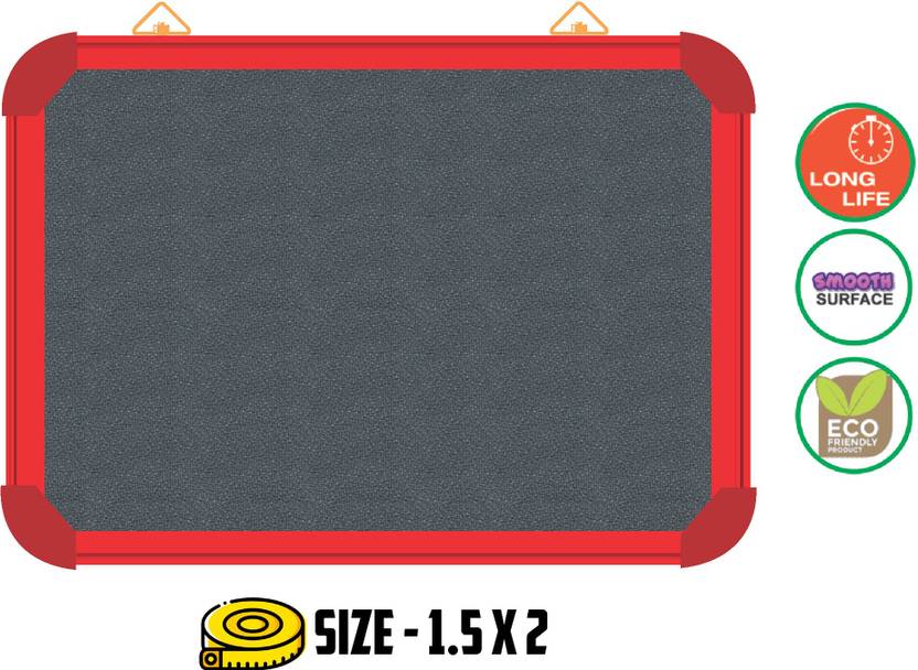 WRITING AND DISPLAY Pin-up display board for office & school ...