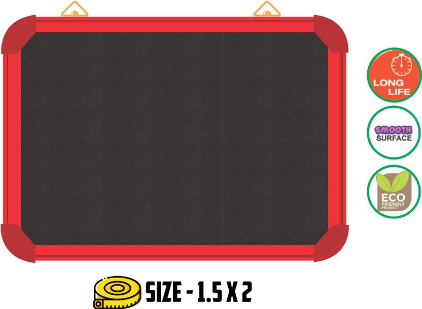WRITING AND DISPLAY Pin-up display board for office & school ...