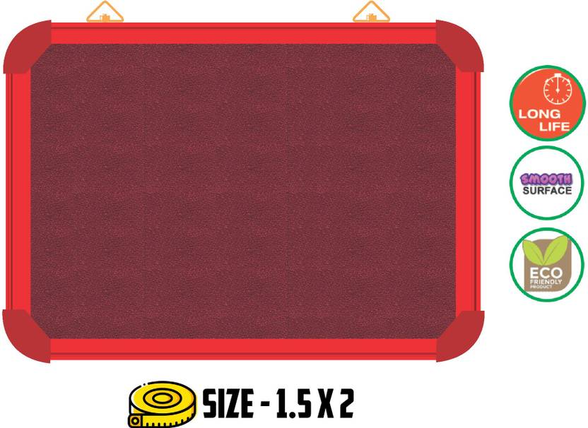 WRITING AND DISPLAY Pin-up display board for office & school ...