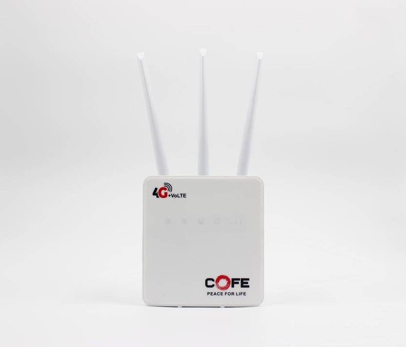 COFE CF-4GVL037 with 300Mbps Speed 4G Sim Wi-Fi Router, No ...