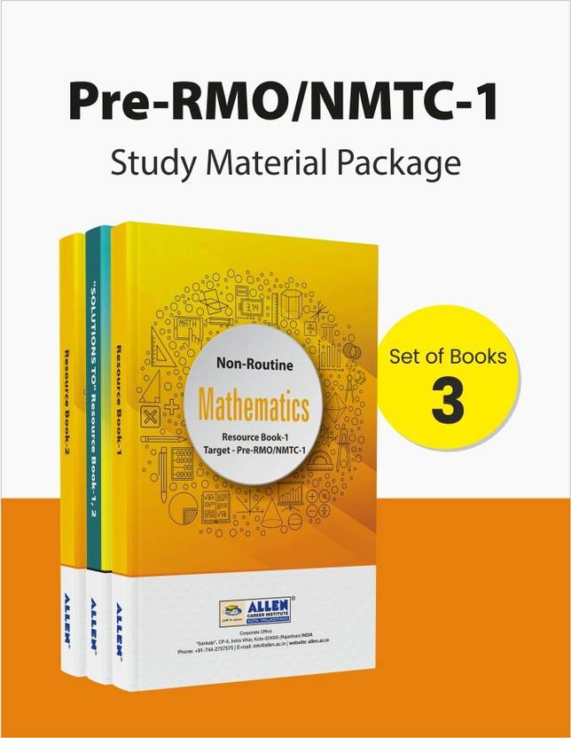 ALLEN-Pre-Regional Mathematical Olympiad (PRMO) Study Material Package ... ALLEN-Pre-Regional Mathematical Olympiad (PRMO) Study Material Package ...