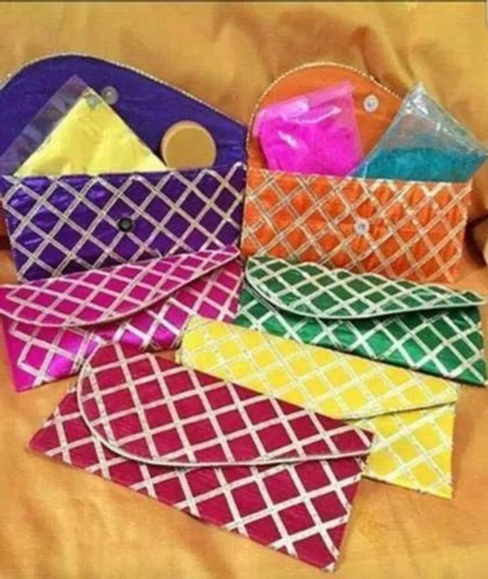 Aaradhya Priyal Shagun Envelope Assorted Color Handicraft Desings ...