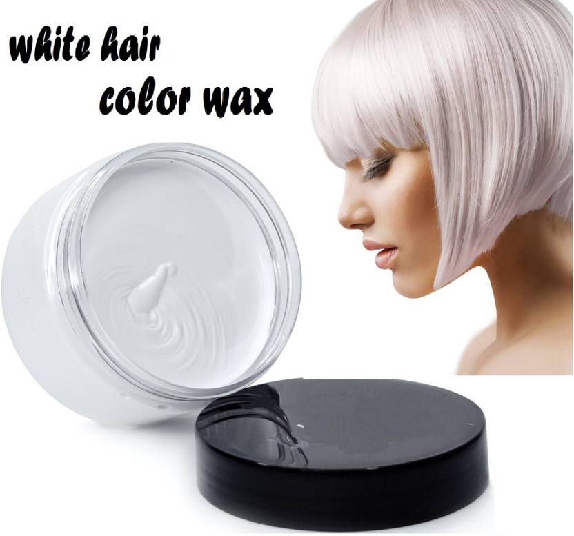 EVERERIN Temporary white hair color wax for men and women , white ...