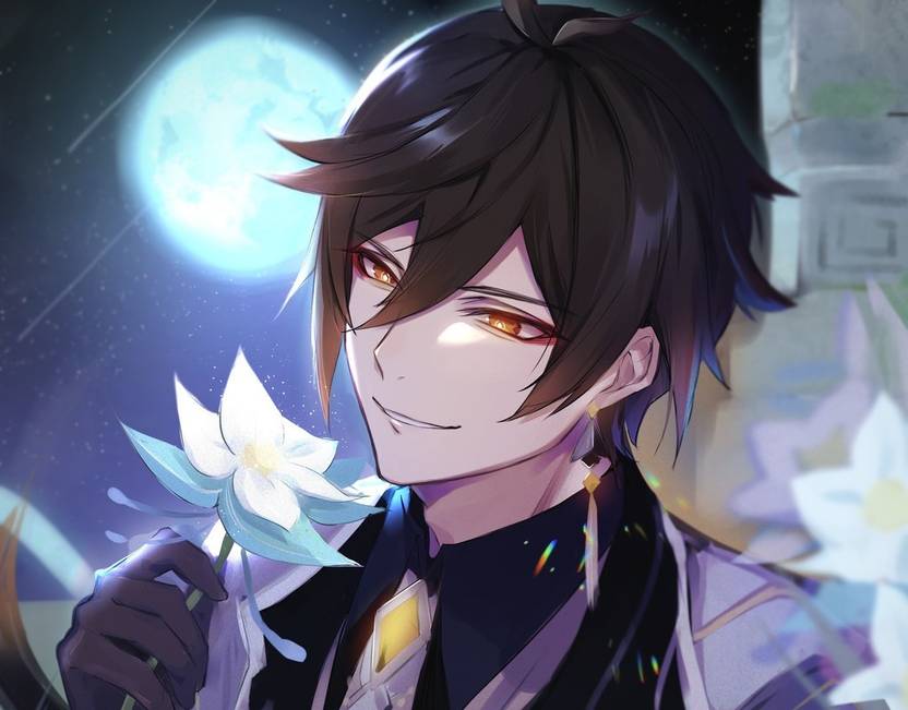 Genshin Impact Xiao Lumine Liyue And Paimon Video Game Matte Finish ...