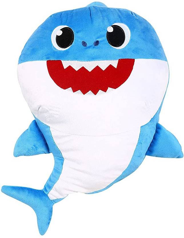 Pinkfong Baby Shark Plush Cuddle and Sing with Plush Toy Daddy Shark ...
