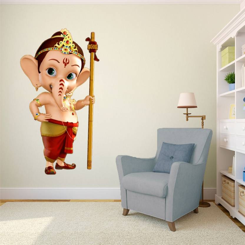 Decoration Designs 55 cm lord ganeshaMatte finish Lord Ganesha Ganpati ...