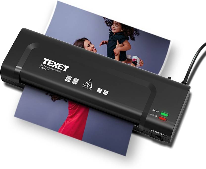 Texet LMA4-QX A4 Hot Laminator, Jam Release switch & Hot/Cold Switches ...