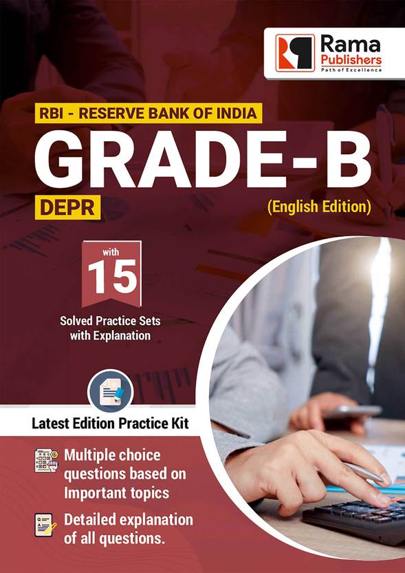 RBI Grade B (DEPR) 15 Practice Sets and Solved Papers Book for Exam ...