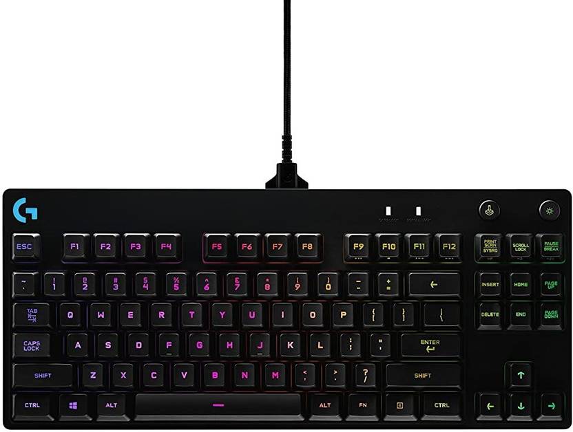 Logitech G Pro / Mechanical, Tenkeyless design, LIGHTSYNC RGB Backlit ...