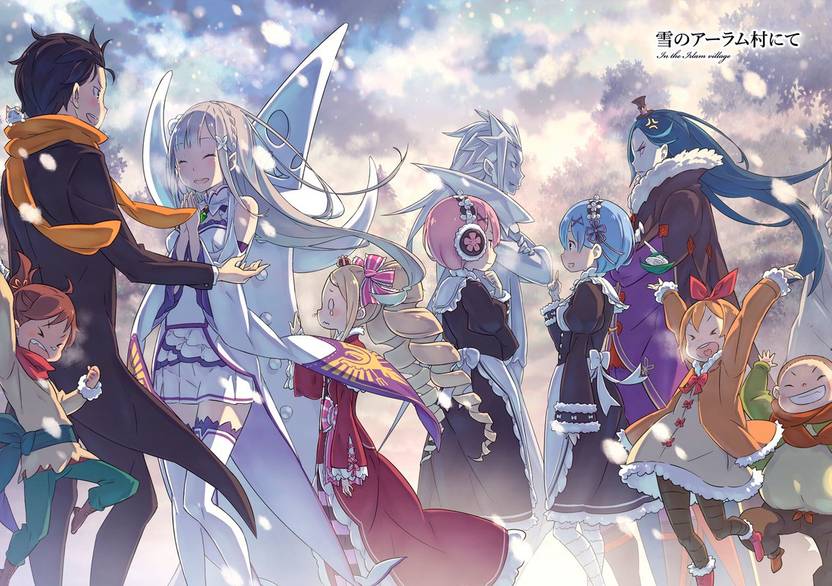 Re:Zero Starting Life In Another World Anime Series Matte Finish Poster ...