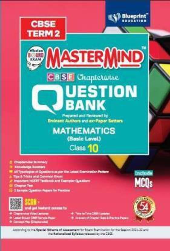 Blueprint- Cbse Term 2 Mastermind Question Bank Mathematics(Basic) For ...