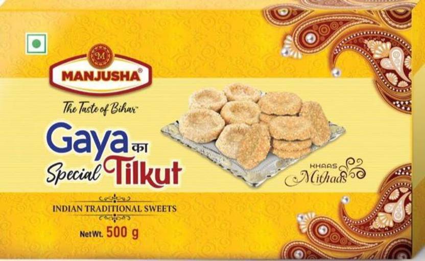 Manjusha Made of Sesame Jaggery / Gud Gajjak Gaya Ka Special Tilkut Box ...