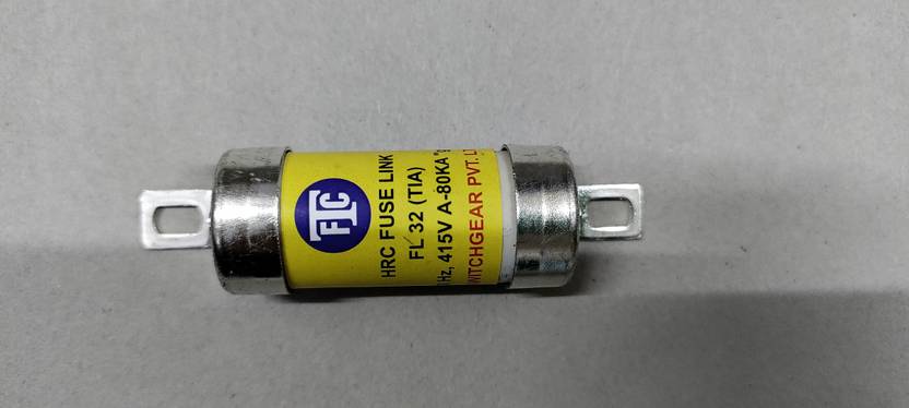 FTC FL-32/TIA HRC FUSE LINK 32 AMP, 415V, 50Hz, A-80KA, "gG" ( PACK OF ...