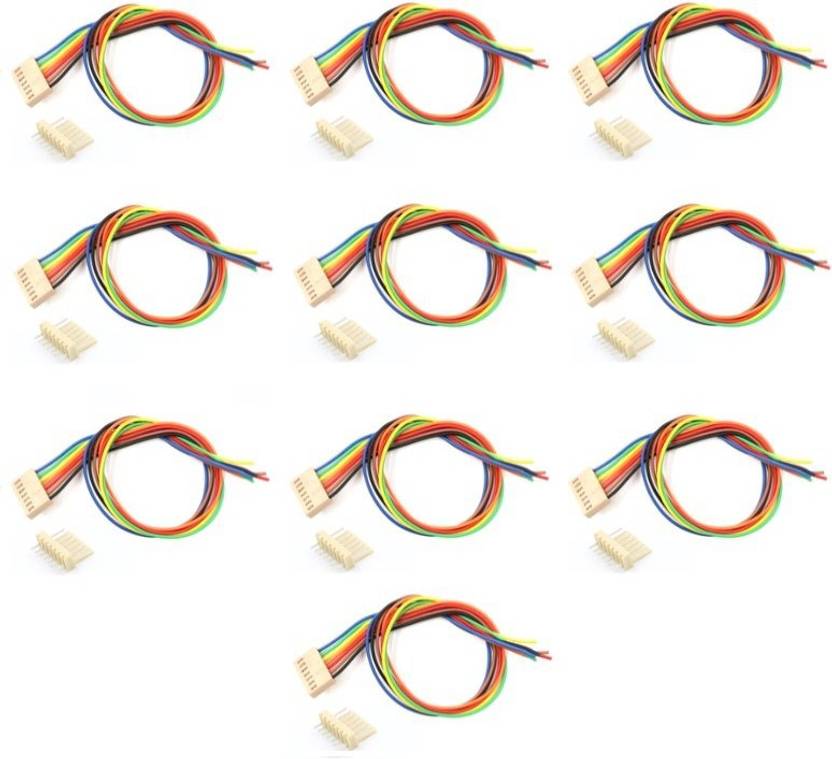 SunRobotics 7 Pin Relimate JST Connector 2.54mm Pitch Male and Female ...