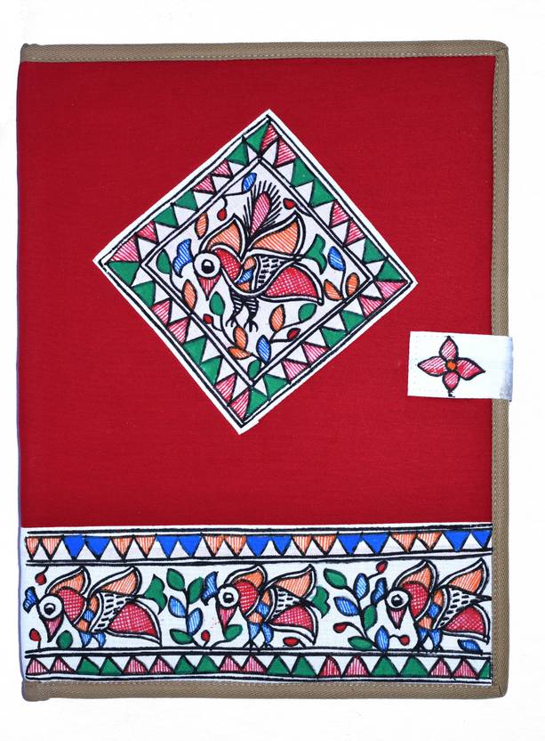 Flipkart.com | UMSAS Madhubani Painting Jute File folder - File folder