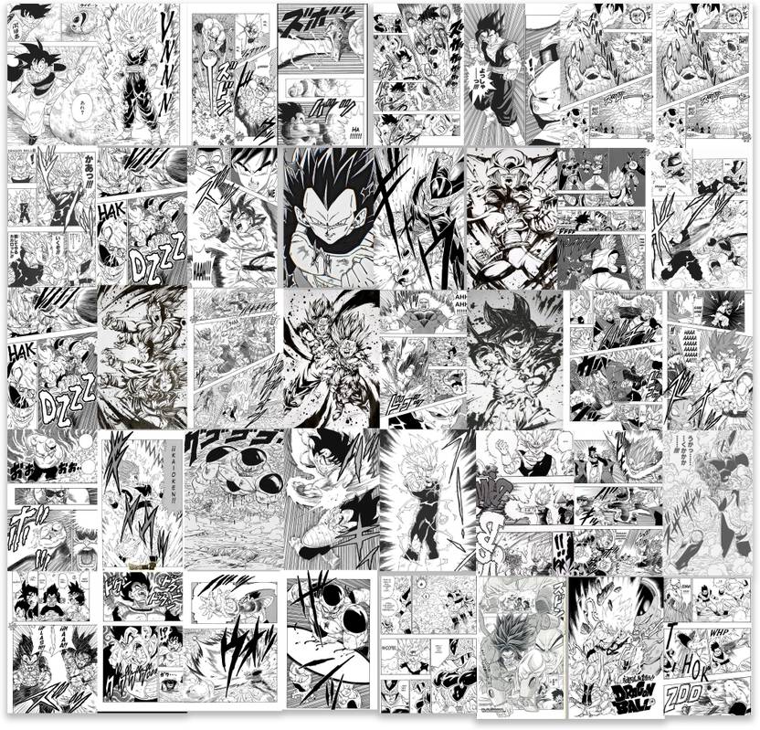 Set of 40 manga pages of dragonball z posters anime poster of ...