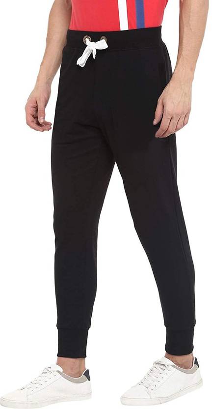 NetClick Colorblock Men Black Track Pants - Buy NetClick Colorblock Men ...