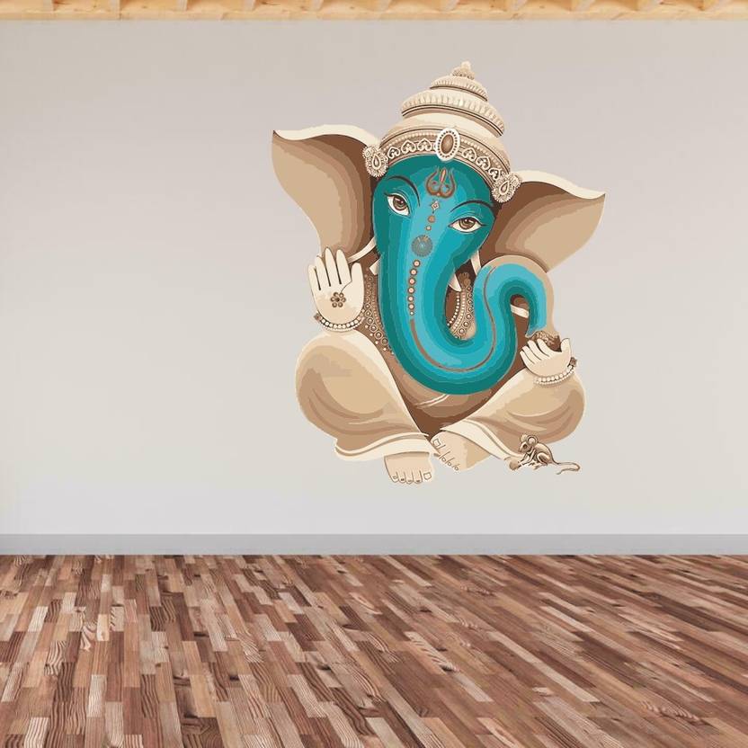 Wallzone Lord Ganesh-Vinayagar-Devotional-Medium Vinyl Wallsticker For ...