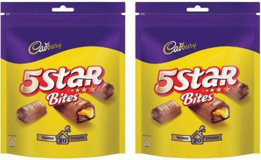 Cadbury 5 STAR BITES (200 GM) PACK OF 2 400 GM Bars Price in India ...