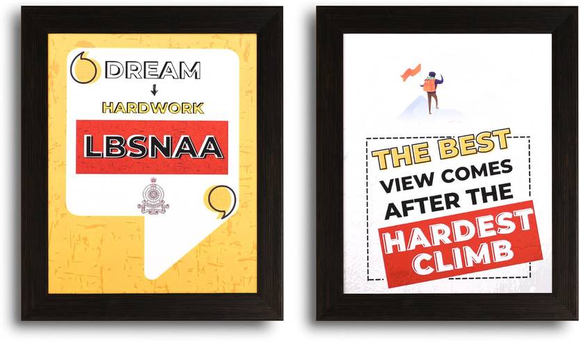IAS Frame, UPSC Motivational Poster, lbsnaa Poster for upsc Aspirants ...