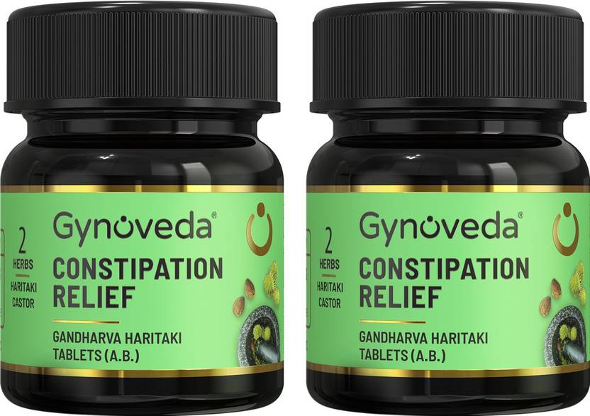 Gynoveda Constipation Fast Relief Ayurvedic Tablets With Haritaki