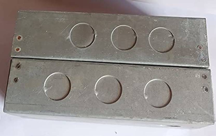 NR TRADERS Electrical Metal Dummy Box 4 x 6 cm (2Pcs) DB002 Metal ...