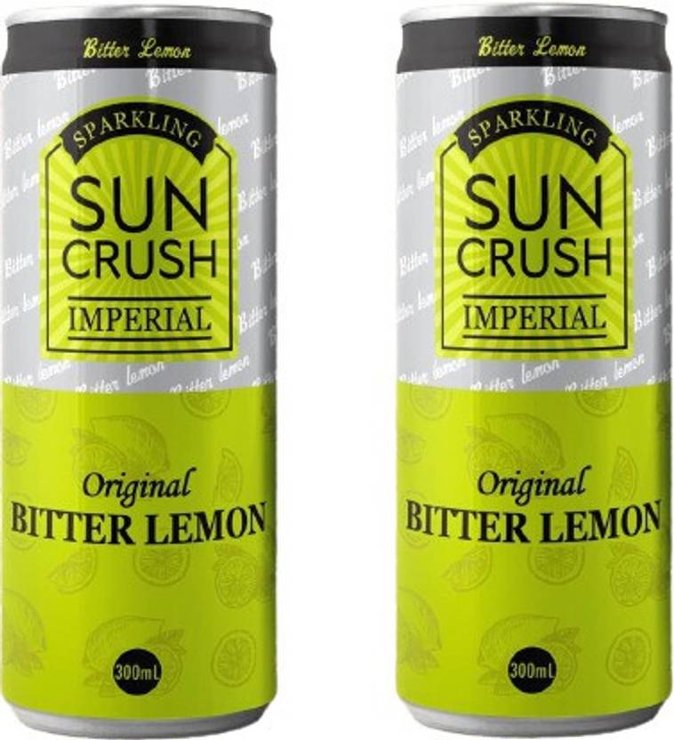 SUN CRUSH Sparkling Imperial Orginal Bitter Lemon Can Price in India ...