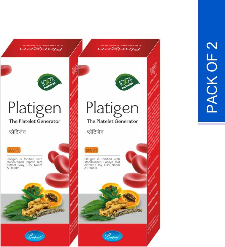 Leeford Platigen Platelet Generator Syrup 200 ml Pack of 2 Price in ...