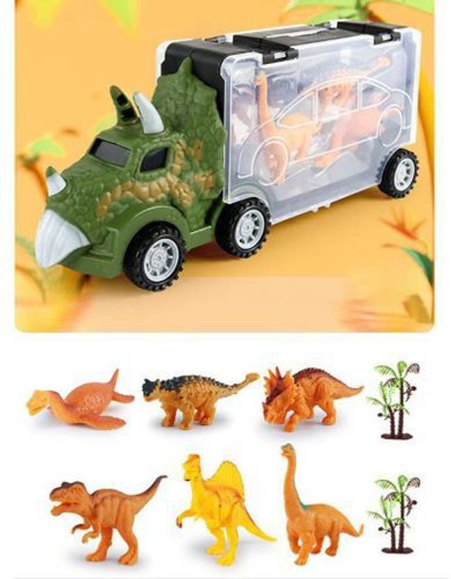 The Simplifiers Dino Bus with 6 Dinosaur Figures - Dino Bus with 6 ...