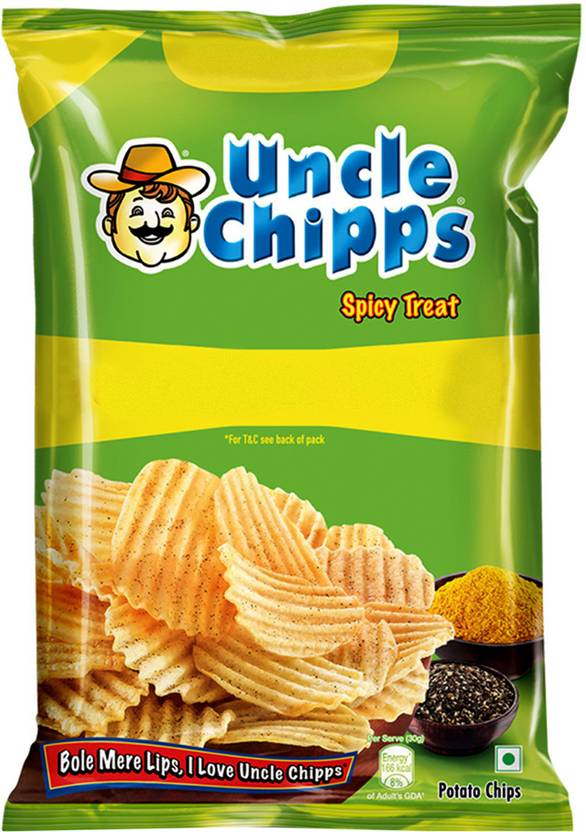 Uncle Chipps Spicy Treat Chips Price in India - Buy Uncle Chipps Spicy ...