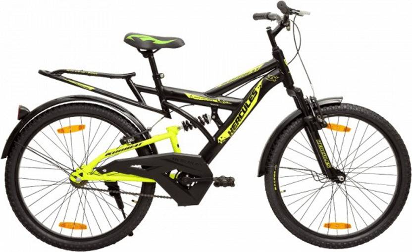 HERCULES Kombat ZX DOUBLE SUSPENSION 26 T Mountain Cycle Price in India ...