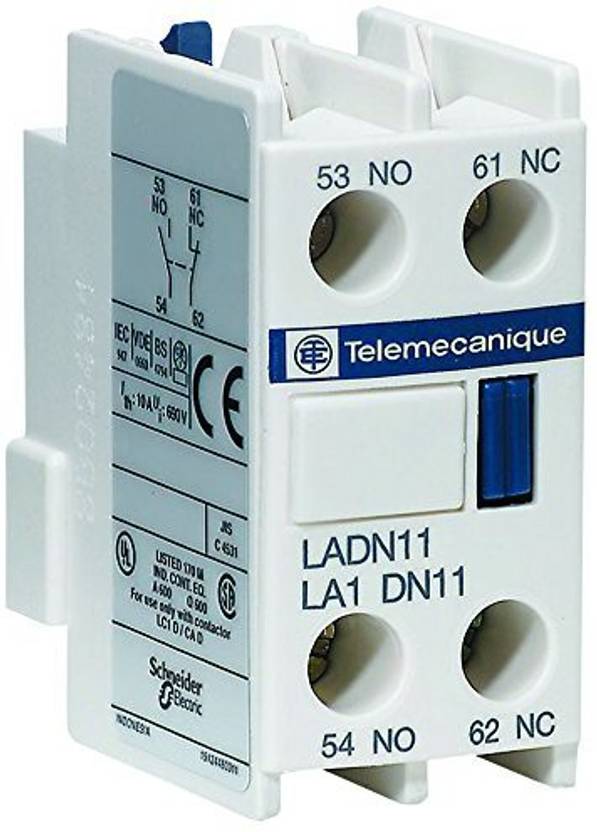 Schneider Electric LADN02 TeSys CONTACTS BLOCK 2 Pole Wire Connector ...