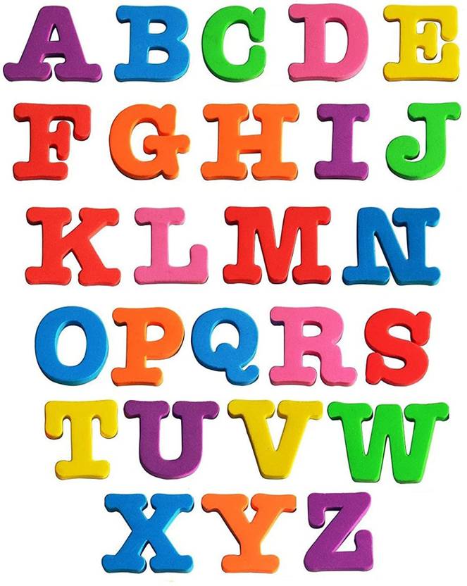 SARASI Magnetic Multicolor Alphabets For Kids, Educational Alphabet ...