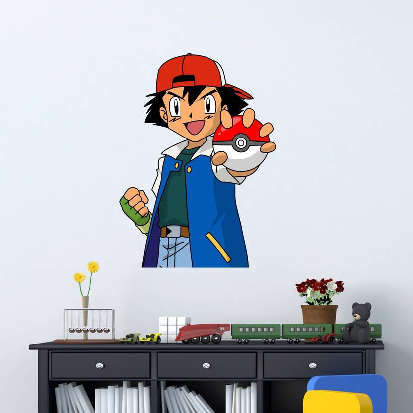 Decoratione designs ash ketchum backwards hat ' Wall Stickers (PVC ...