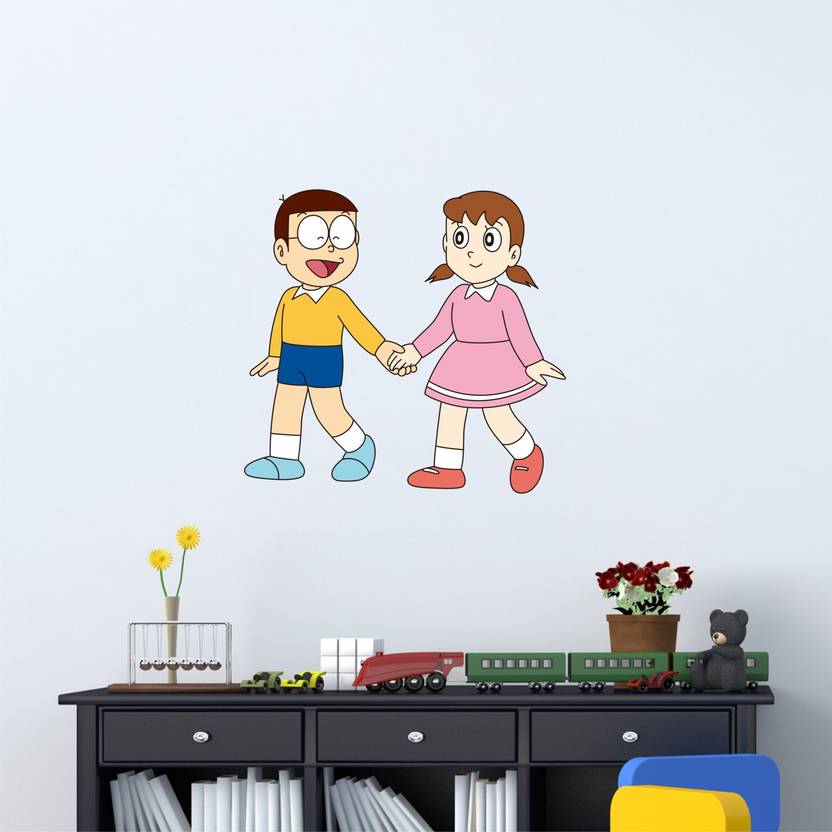 Decoration Designs 55 cm Wall Decals ' nobita shizuka ' Wall Stickers ...