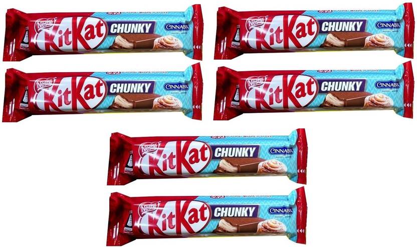 NESTLE KITKAT CINNABON CHUNKY CHOCOLATE 6 X 41.5 G Bars Price in India ...