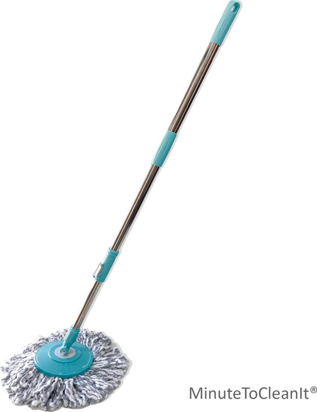 Spotzero Spin Mop Spares Set - Rod Stick, Mop Head and Microfiber ...