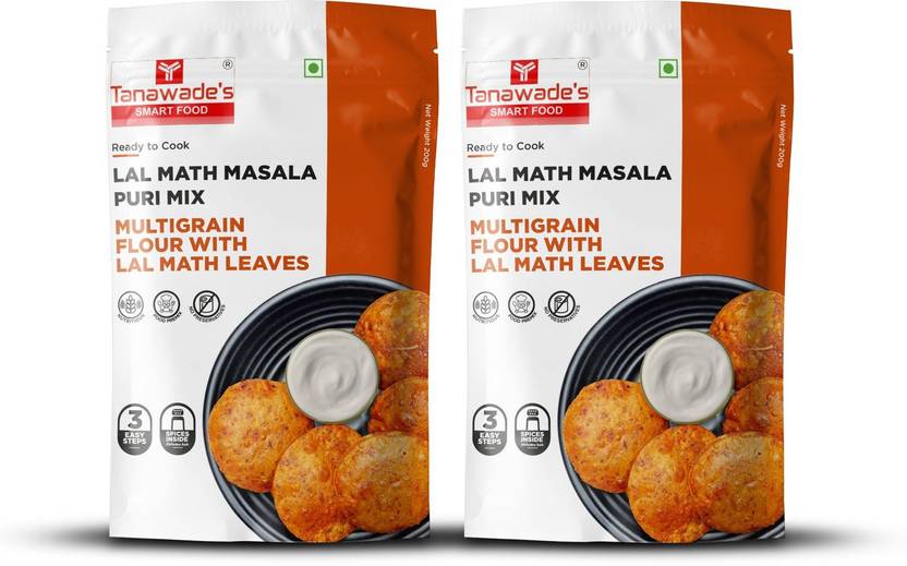 Tanawade's SMART FOOD TSF Lal Math Masala Puri Mix, Ready to Cook, Pack ...