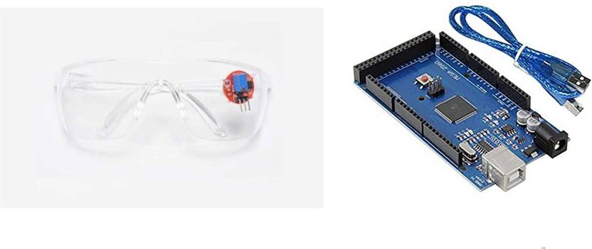 Technical hut Eye Blink Sensor With Mega 2560 R3 CH340G Board With USB Cable Educational ...