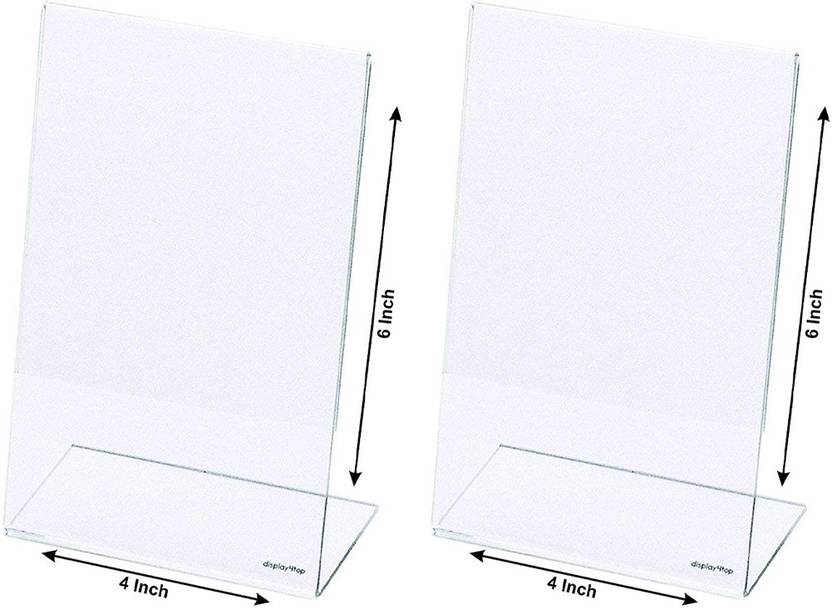 Flipkart.com | CPI 1 Compartments Acrylic Transparent QR Code Stand Bar ...